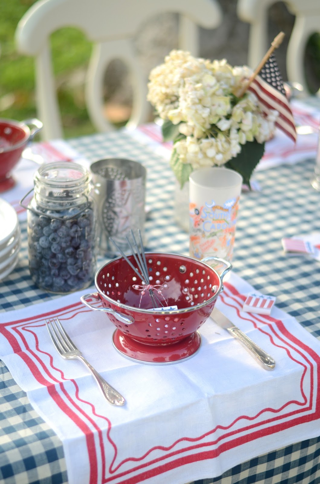 Iron And Twine July 4th Festive Table Setting