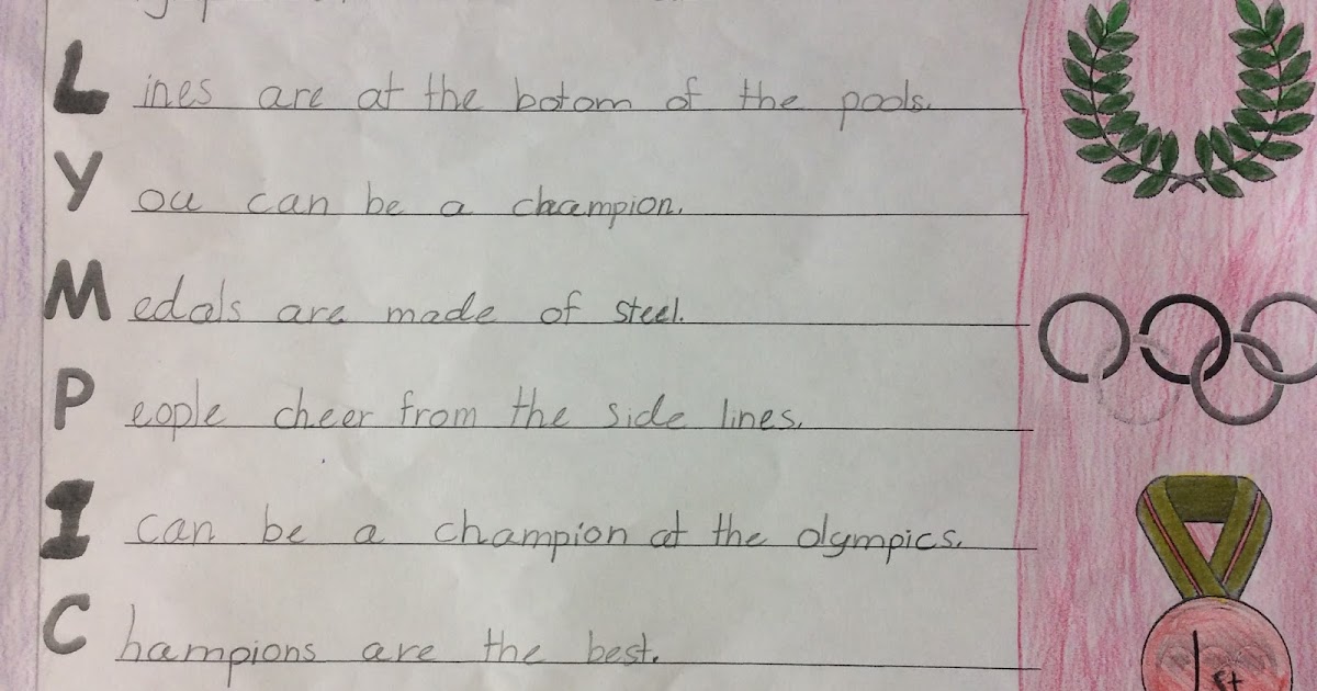 Mrs Mac and Room 5: Acrostic Poem