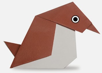 Sparrow 2 - Easy Origami instructions For Kids