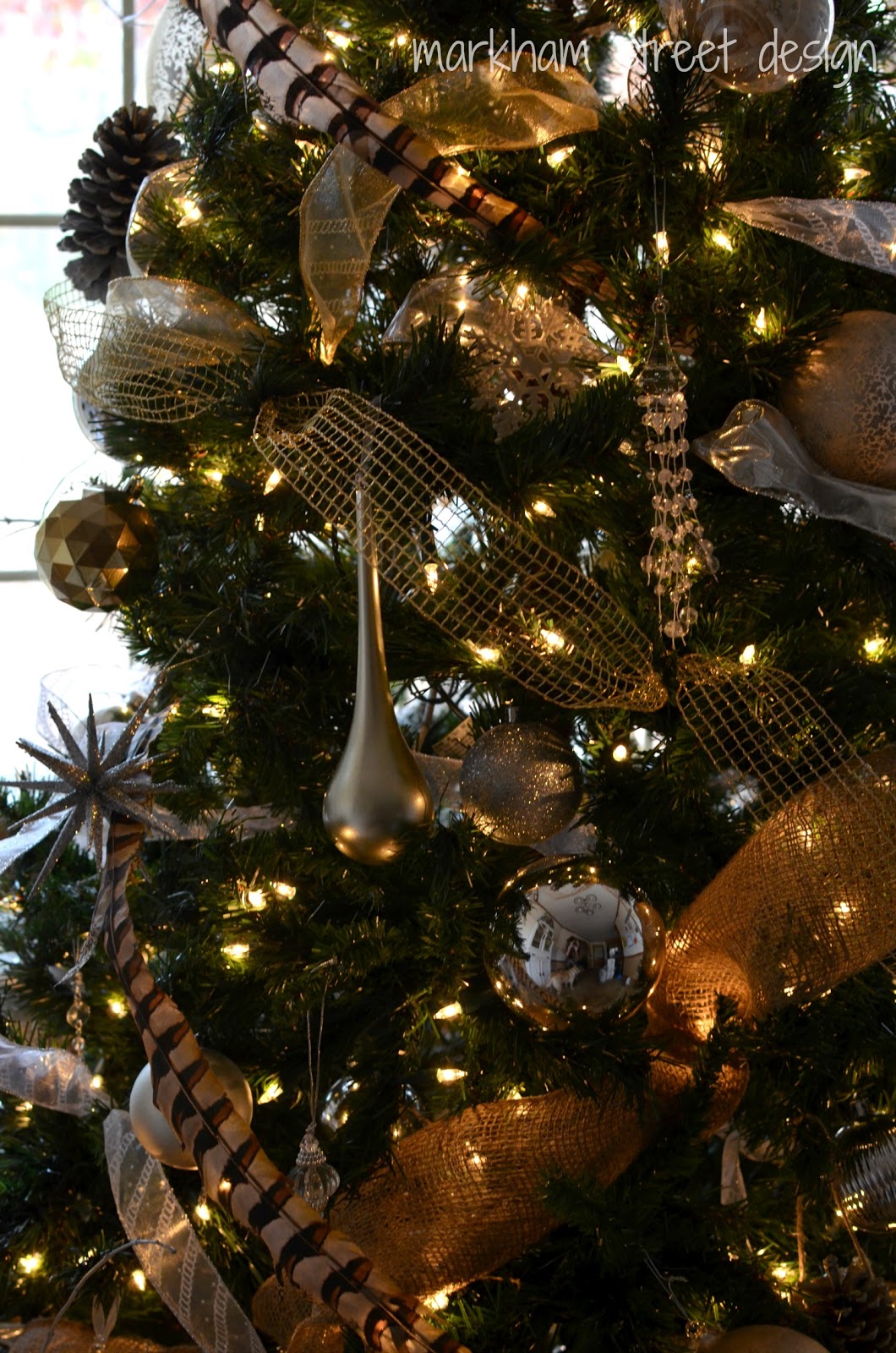 Laura Orr Interiors Rustic Glam Christmas Tree