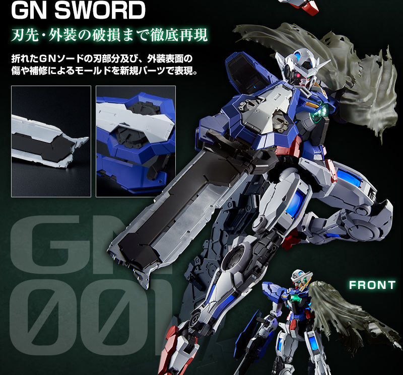 P-Bandai: PG 1/60 Gundam Exia Repair Parts [REISSUE] - Release Info