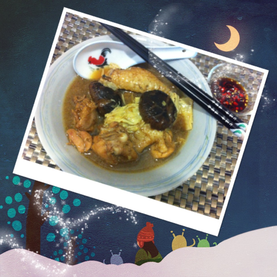 南海姑娘 Alice Lee Kitchen 爱丽思厨房: 腐竹焖鸡 Braised Fu Chok Chicken