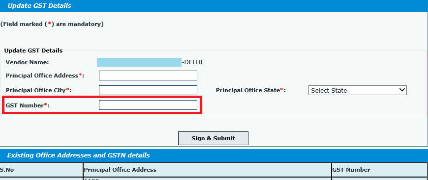 How to Update GST Details on IREPS Website - eTenders Info