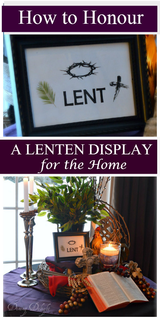 Dining Delight: A Lenten Display for the Home