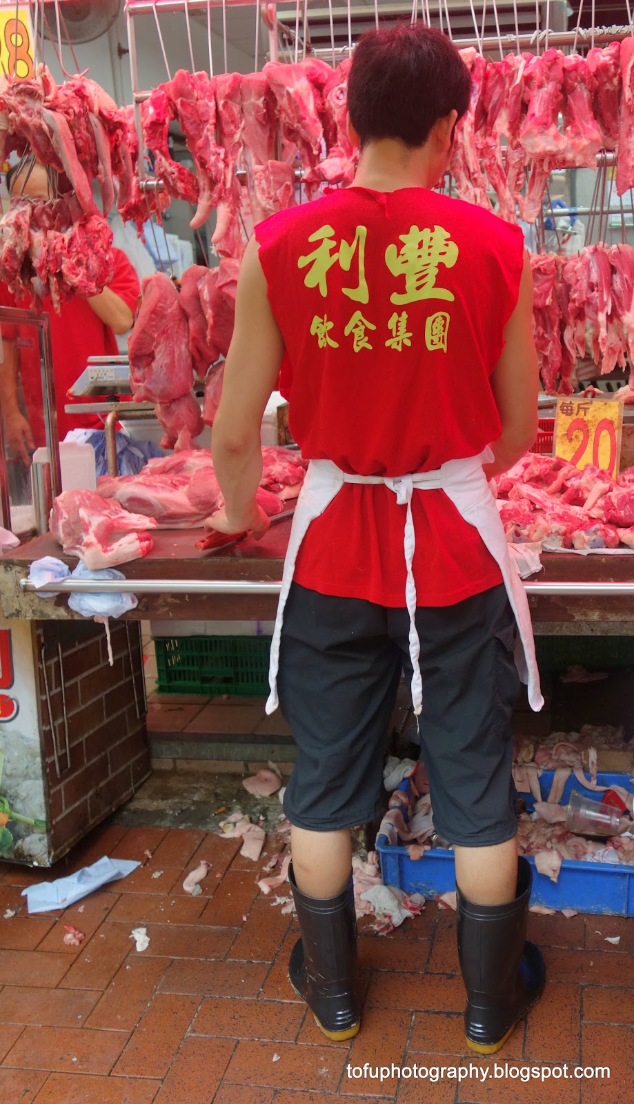 Tofu Photography: Chinese butcher