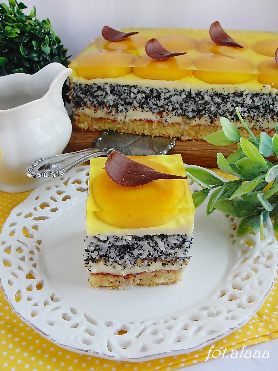 Ala piecze i gotuje: Ciasto pijak z galaretką