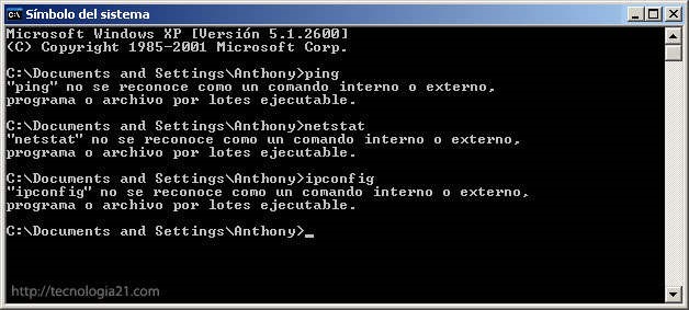 Soporte y mantenimiento en equipo de computo: "Comandos de MSDOS"