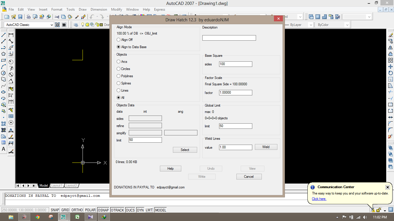BLOG-OONG: Cara Membuat Hatch Pattern Autocad Sendiri