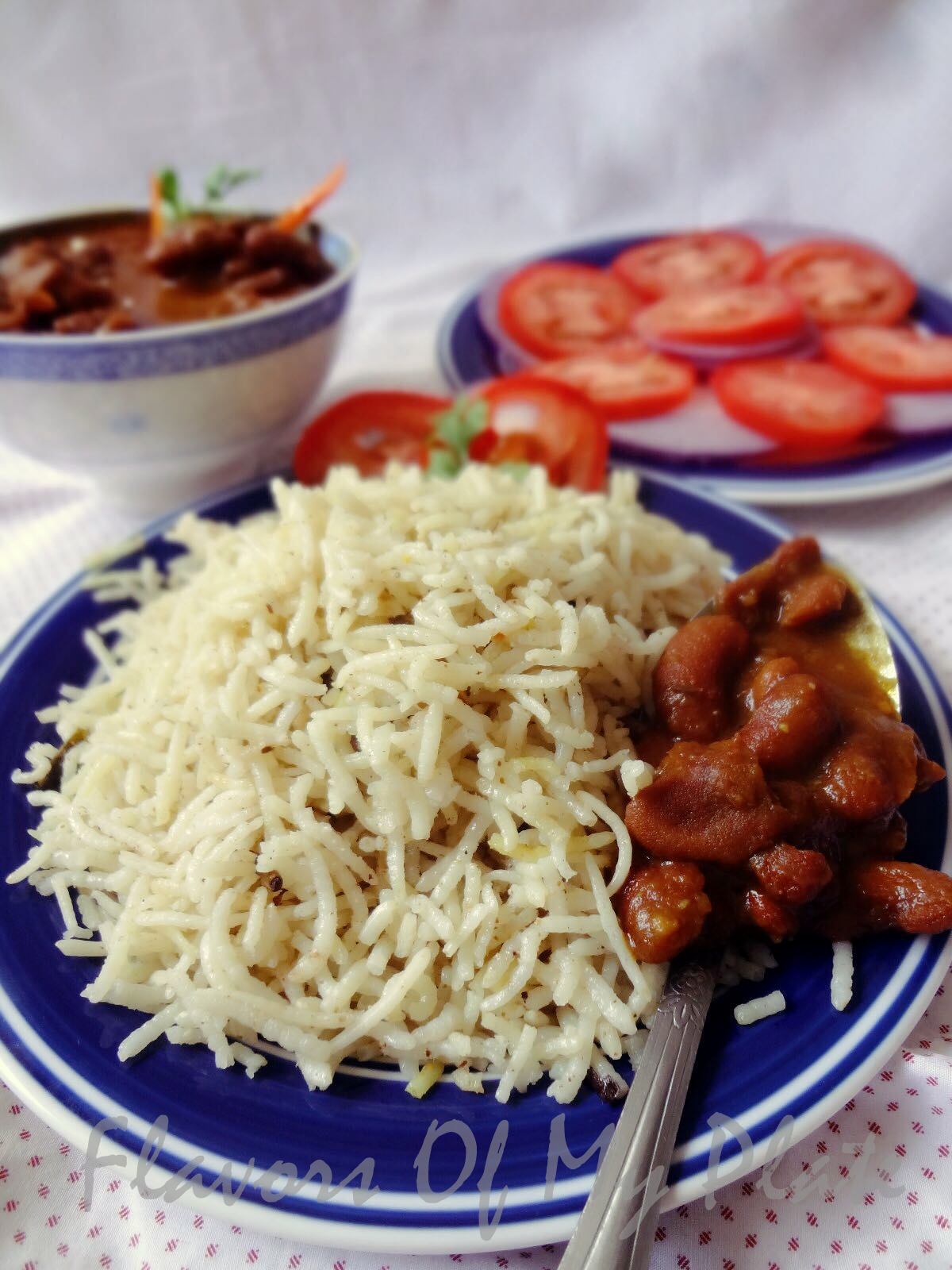 Flavors Of My Plate: Rajma Chawal (Red Kidney Beans with Rice)