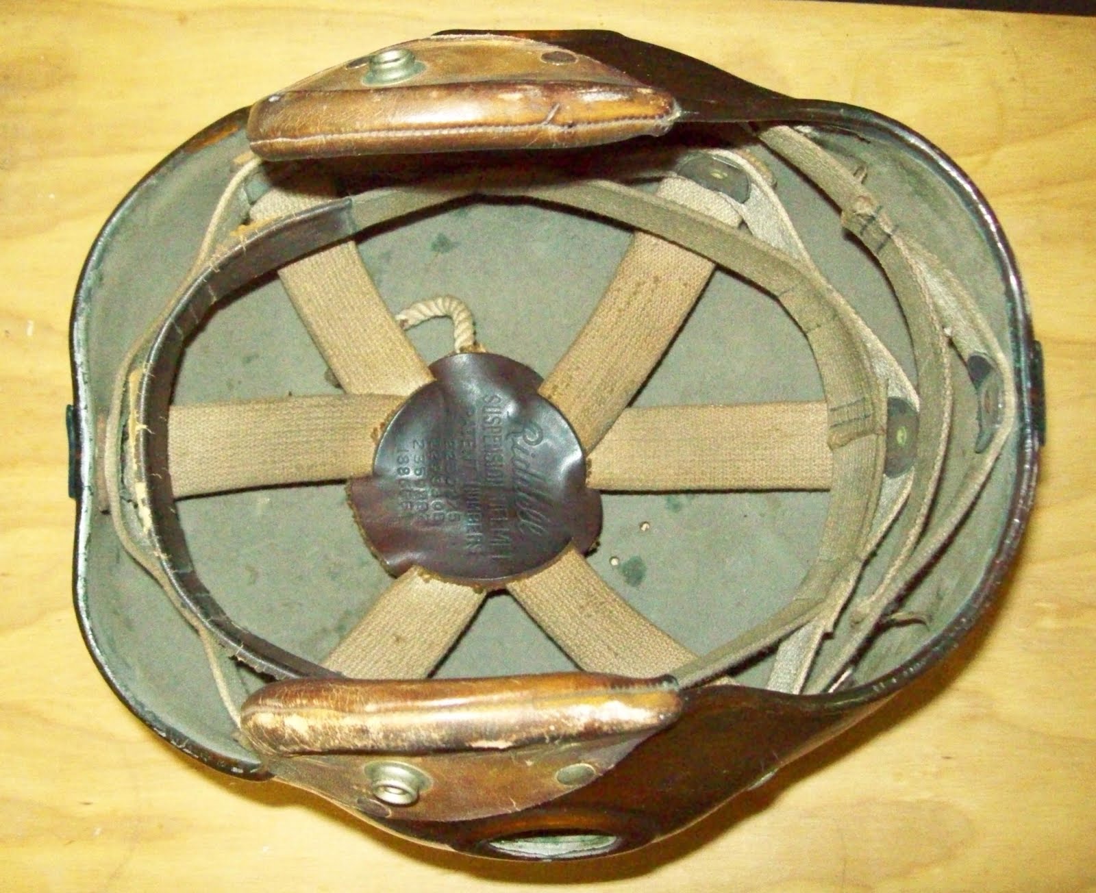 The Wearing Of the Green (and Gold): 1950s Clear Shell Packer Helmet?