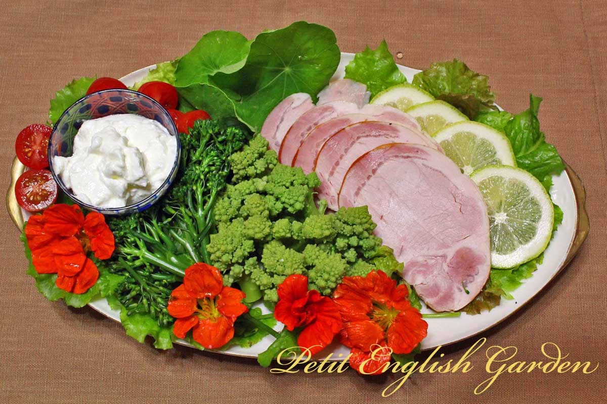 Petit English Garden of MARPLE & POIROT: HOME-GROWN VEGETABLE SALAD ...