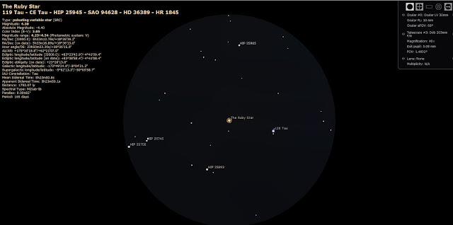 OBSERVO.ERGO.SUM: 119 Tau / ''The Ruby Star'' / ''Steaua de rubin''