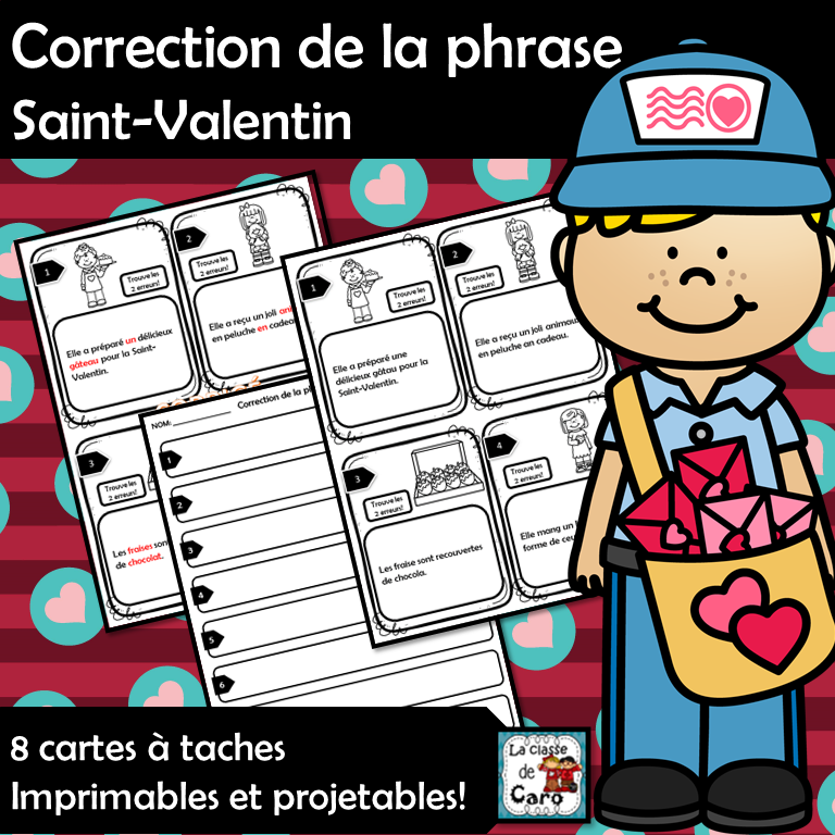 la classe de caro.: Cartes à tâches