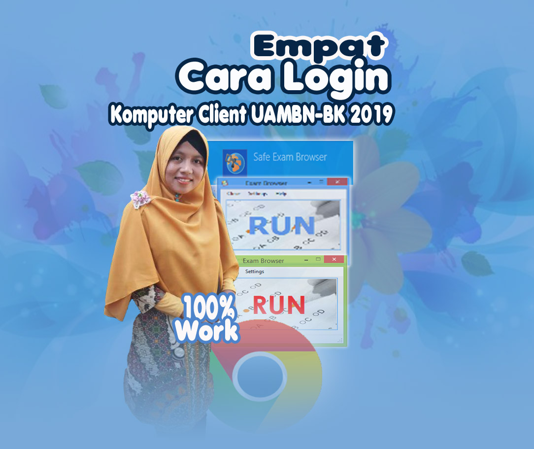 4 Cara Login Komputer Client UAMBN-BK 2019 100% Work