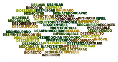 MOLINILLOS DE COLORES: PALABRAS CON PREFIJOS IN-/-DES