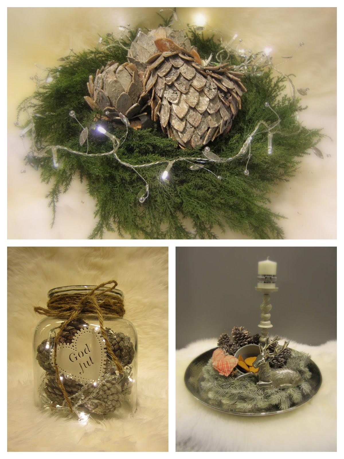 fargerike: Enkel julepynting