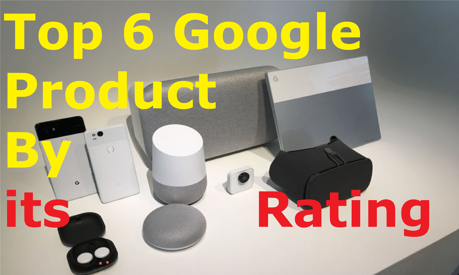 Top 6 Google product Android Application by Rating