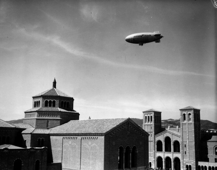 UCLA Faculty Association: UCLA History: Blimp View (of and from)
