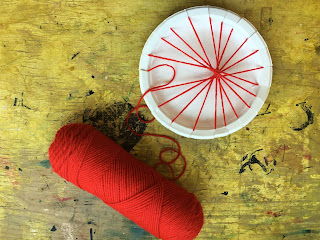 Paper Plate Weaving-Make a Yarn Bowl!