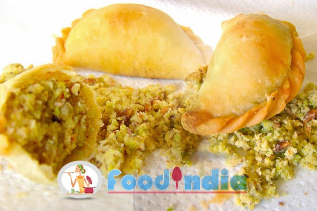 Spicy Ghughra Recipe | Ghughra Diwali Special Snacks Recipe :: Indian ...