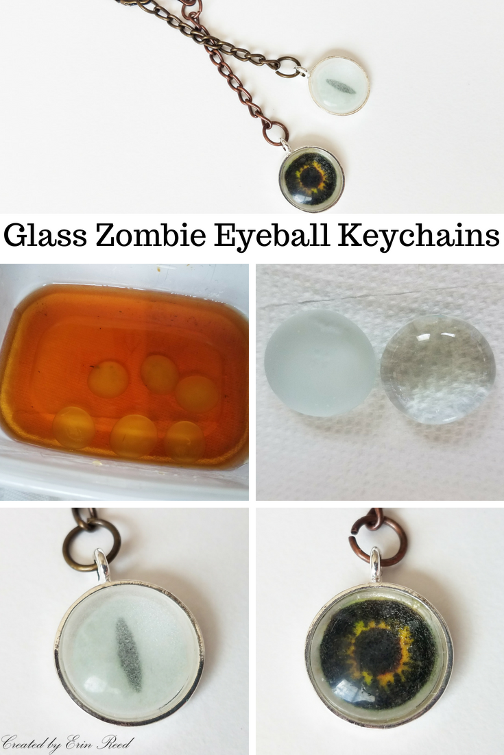Erin Reed Makes: Spooky Glass Eyeball Key Chains
