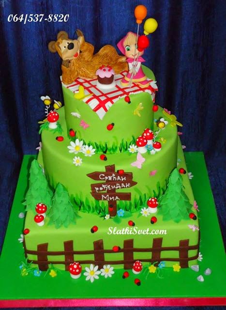 Torte Beograd: Torte Beograd - torta masa i medved