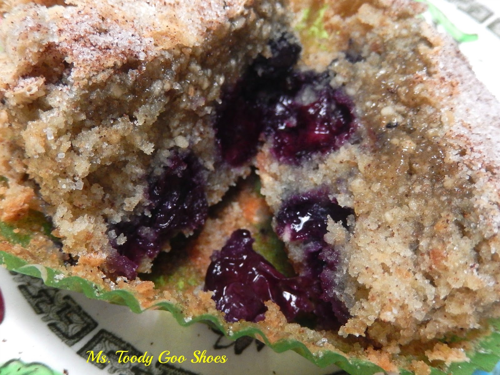 Ms. Toody Goo Shoes: Blueberry Muffins for Passover