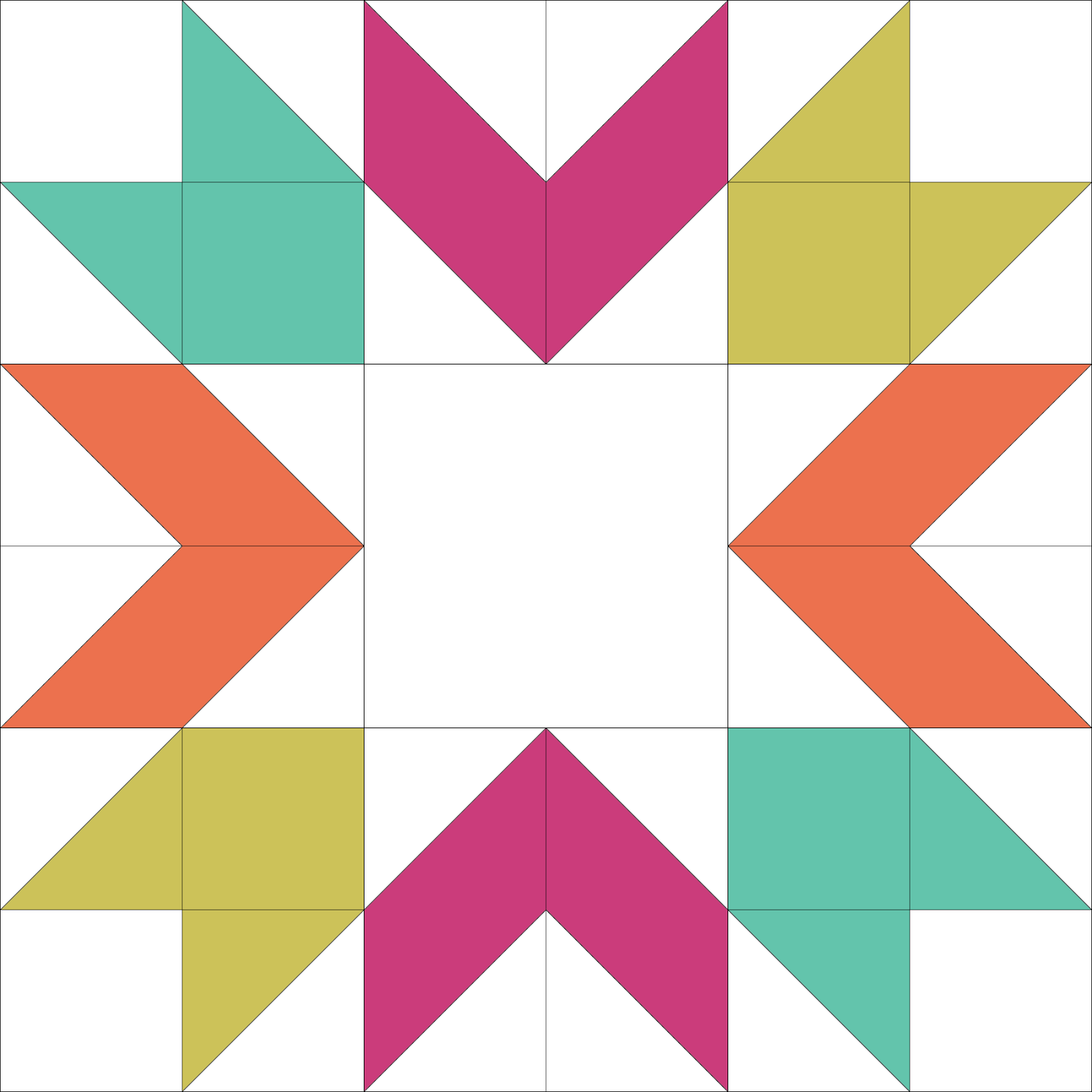 Canoe Ridge Creations: Giant Starburst | Fabric Requirements