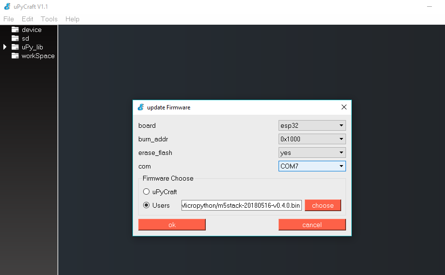 M5stack Esp32