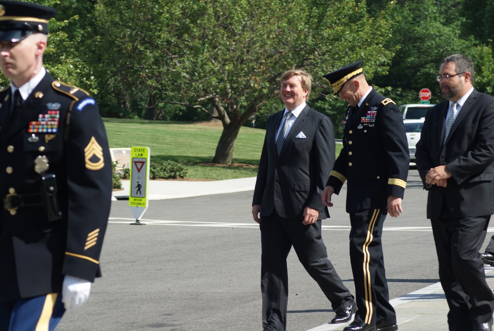 Royal Musings: Royal Couple at Audie Murphy's grave at Arlington