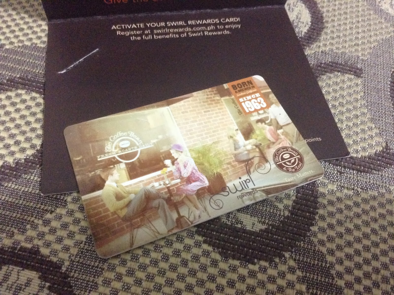 My Swirl Rewards Card from The Coffee Bean - SavingsPinay