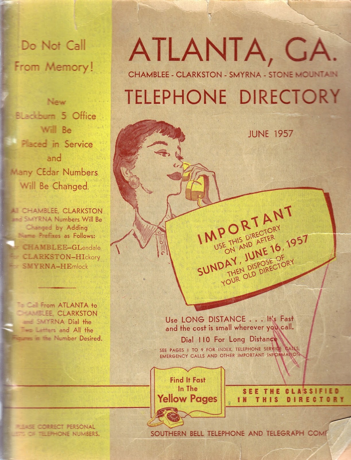 INSIDE BOB FOREMAN'S BRAIN PART 2: COVER ART: ATLANTA TELEPHONE ...