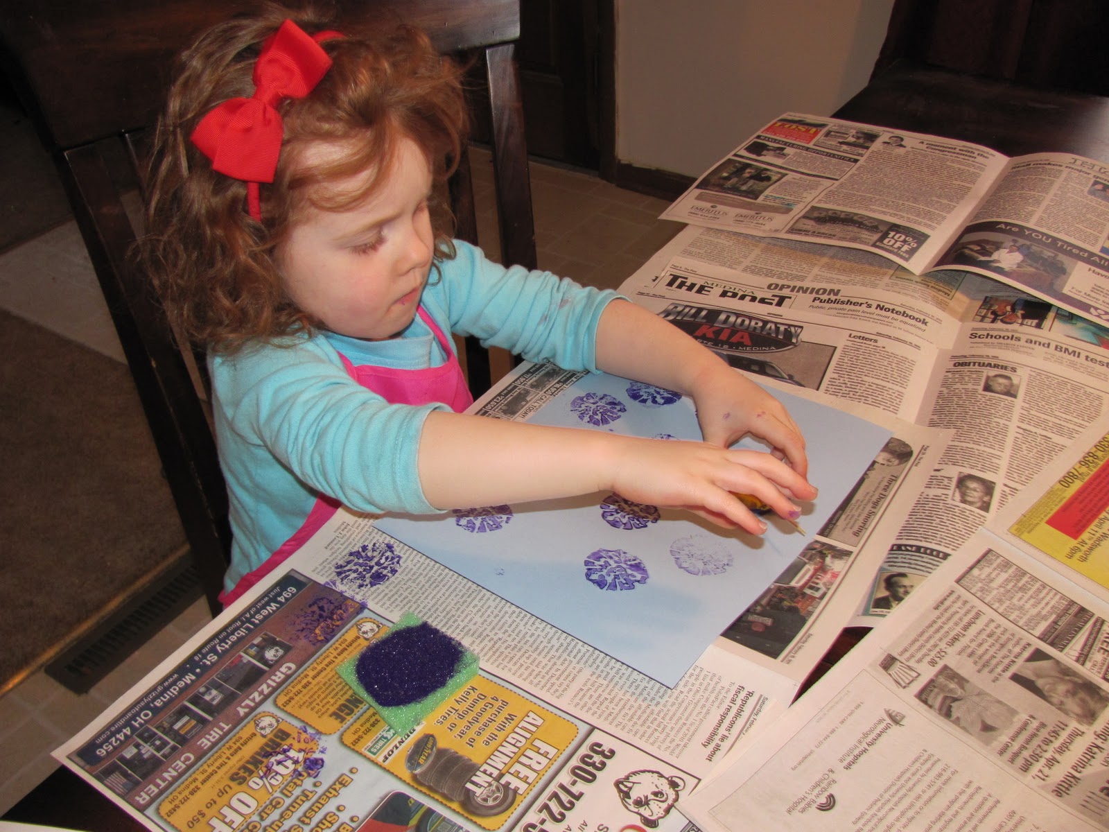 The Chocolate Muffin Tree: Modeling Clay Stamped Flowers