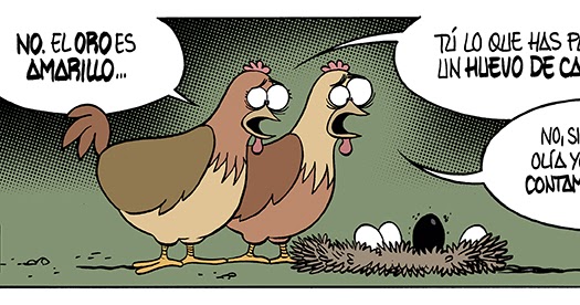 EL CHISTE DE MEL: LA GALLINA DE LOS HUEVOS DE...