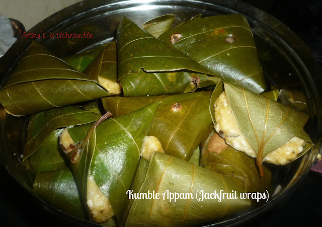 G'Gina's Kitchenette: Kumble (Kumbul/Kumbil) Appam (Jackfruit wrap)