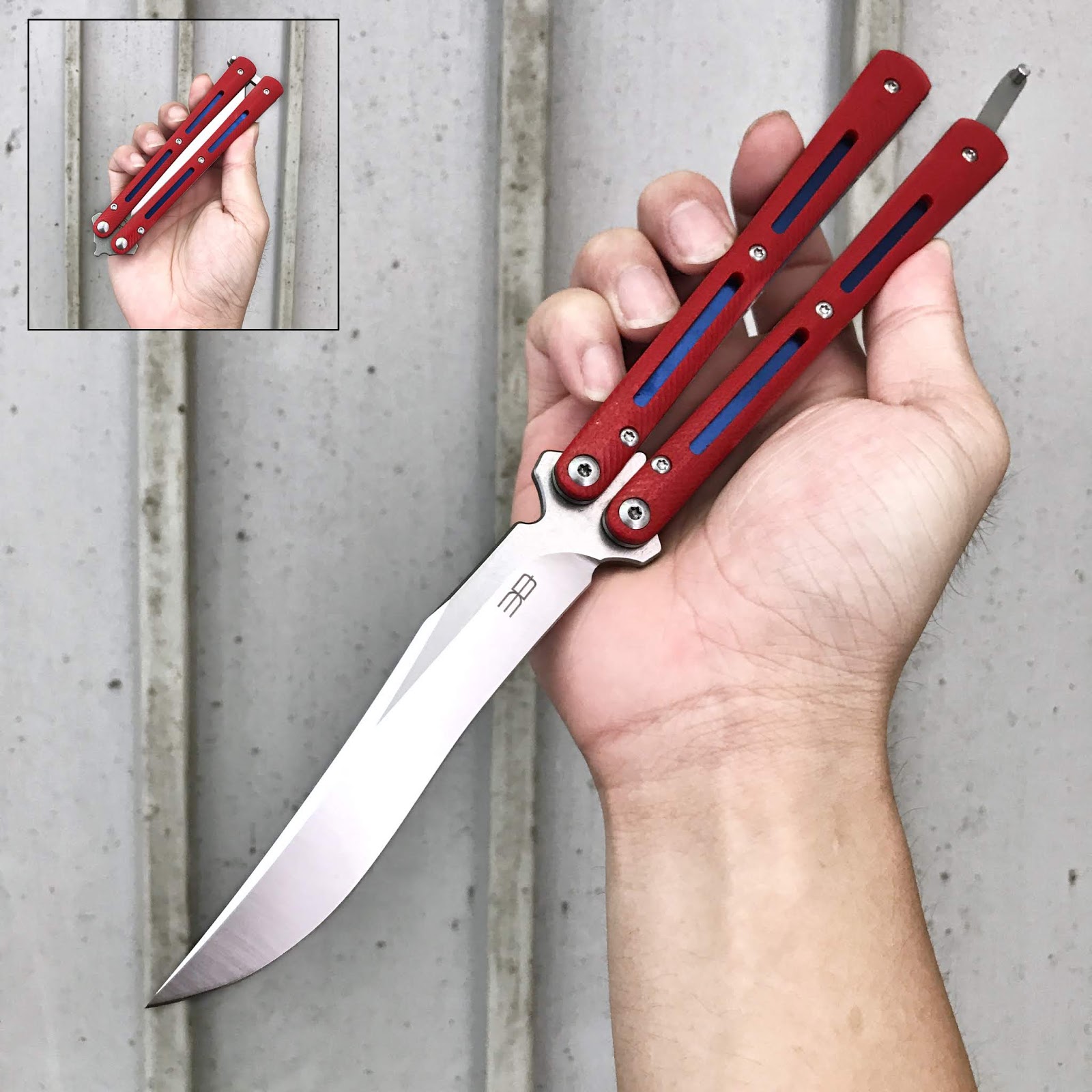 ELB Balisong Bản Bén - testfanknife