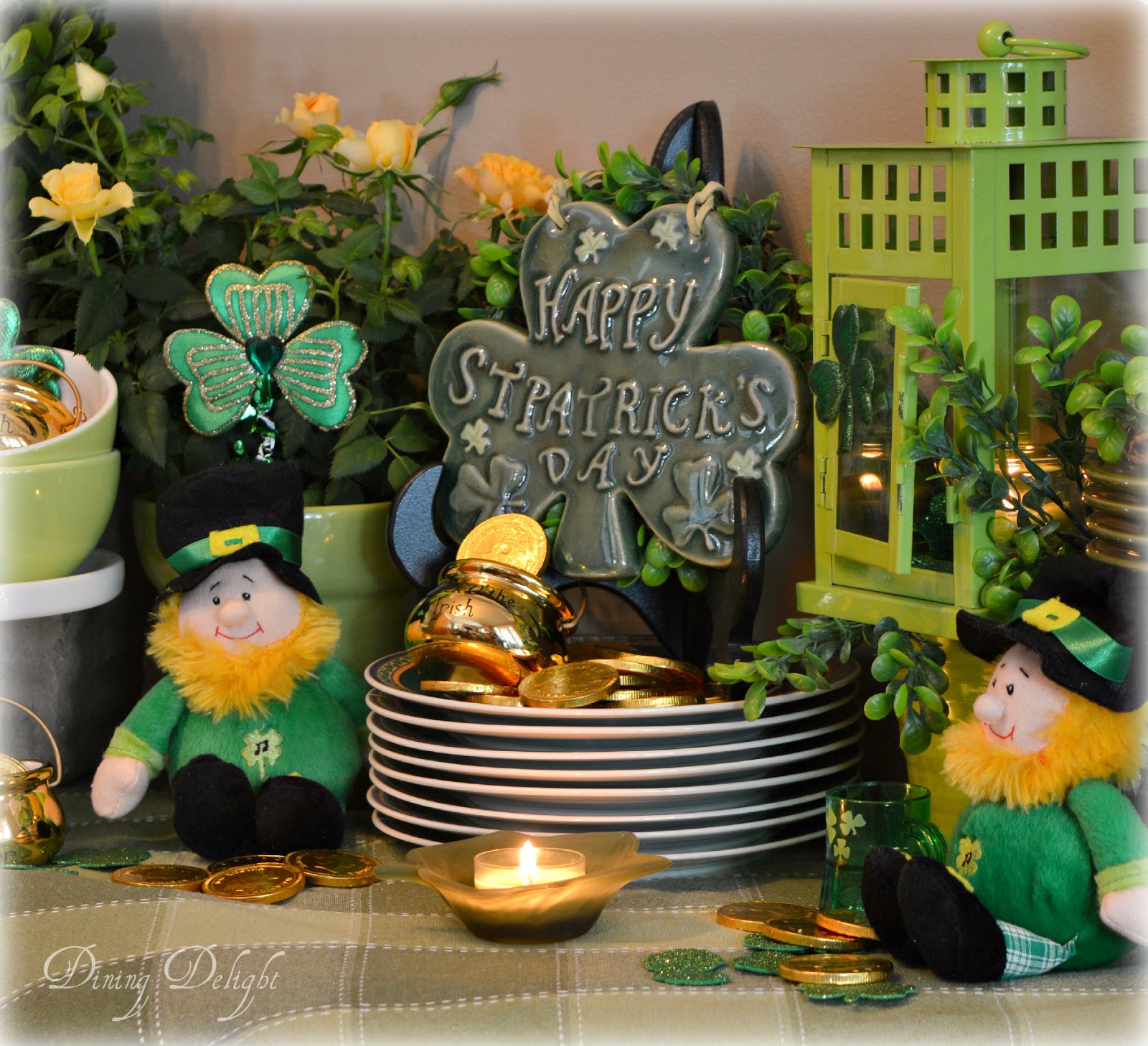 Dining Delight: St Patrick's Day Display