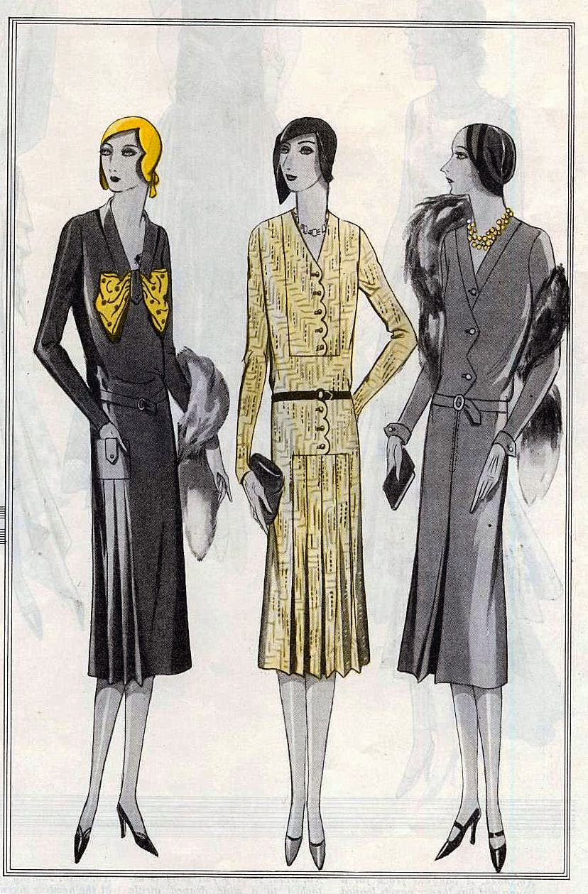 To the 1920's...: 1929 Fashions