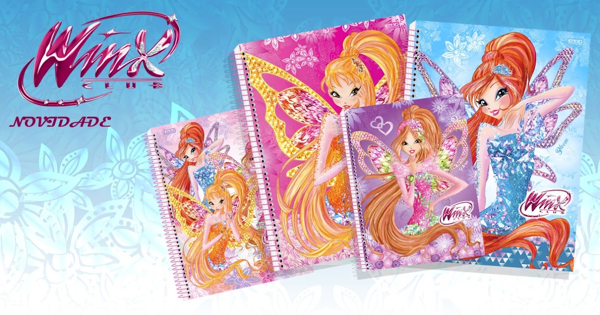 Novos cuadernos Winx Tynix! [Brasil] - Winx Club All
