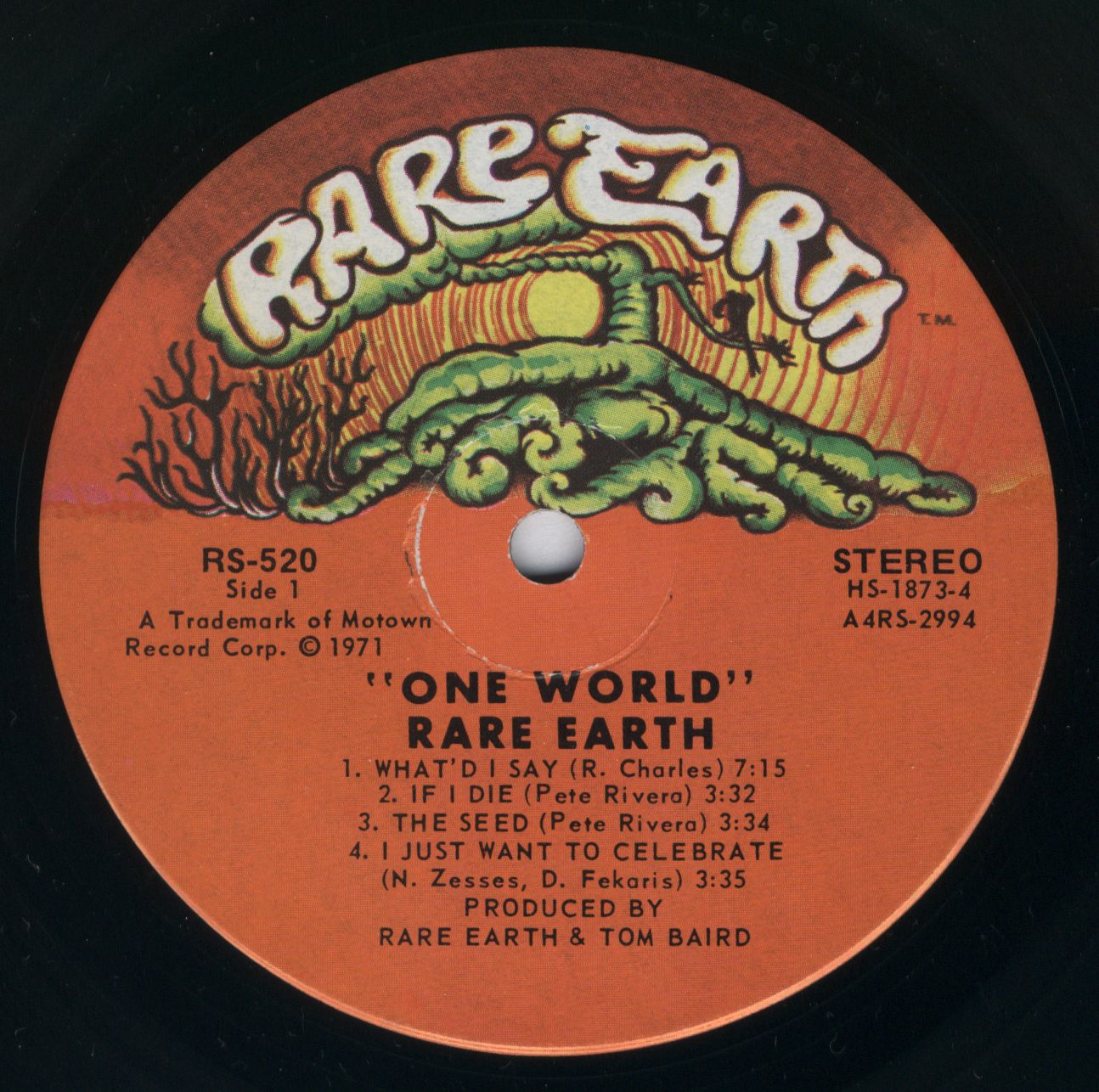 Rare Earth 1971 One World
