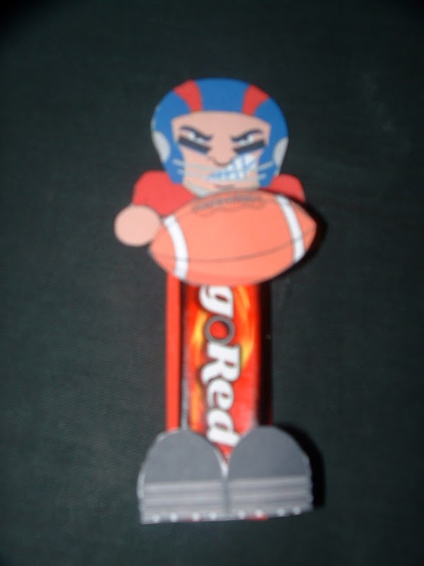 How to make a Football Gum Head Party Favor