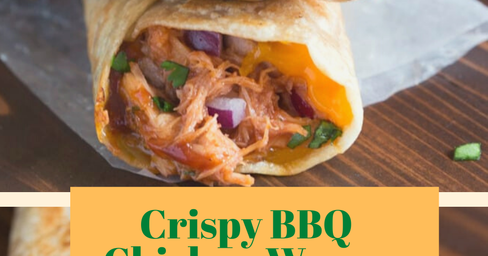 Crispy BBQ Chicken Wraps