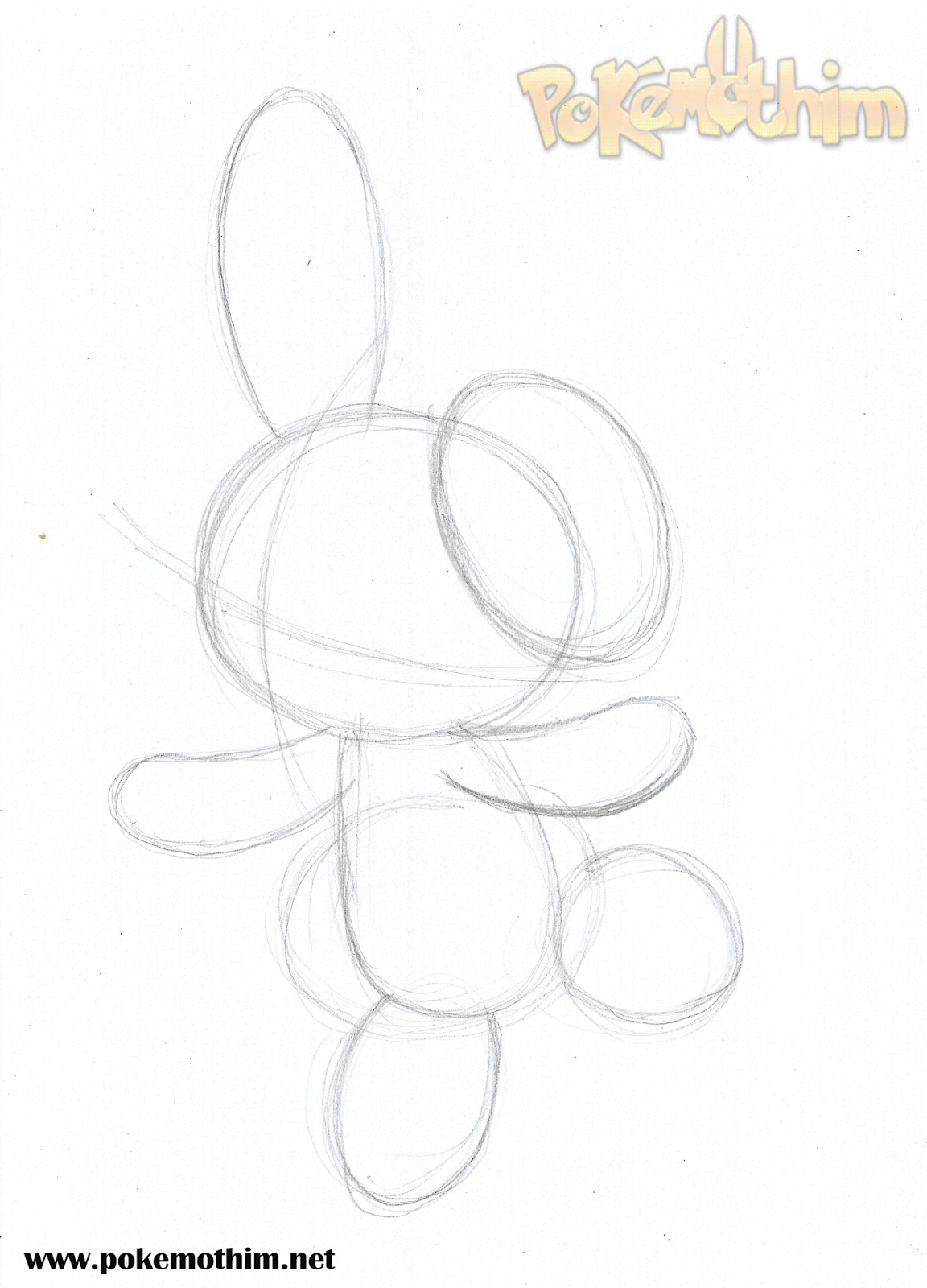 Tutorial de Desenho: Buneary - Pokémothim