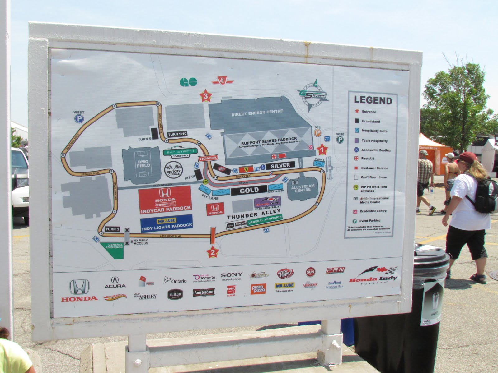 The World of Gord: Toronto Honda Indy Day at the Track