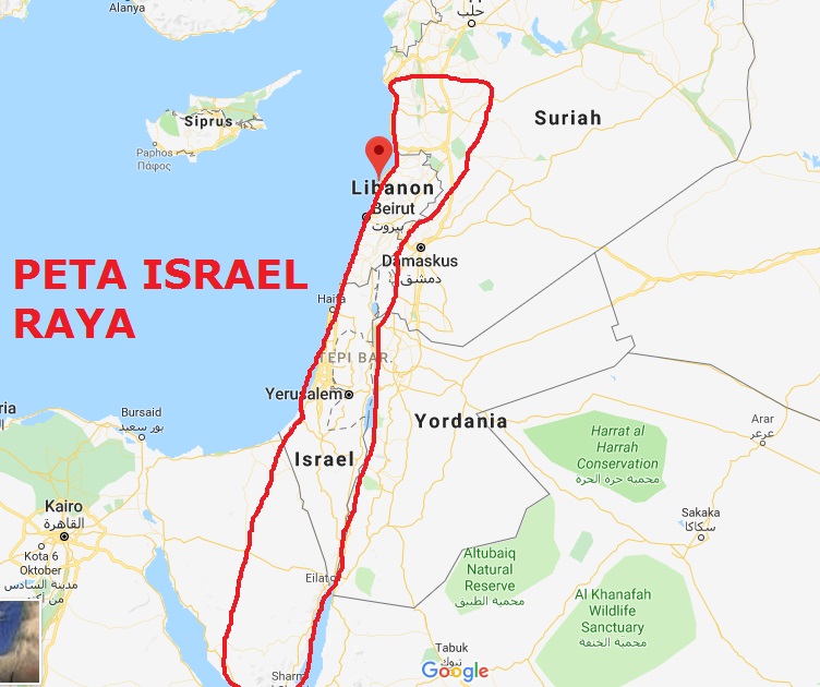 Peta Israel Raya dan Implikasinya pada Peperangan Timur Tengah (2018 ...