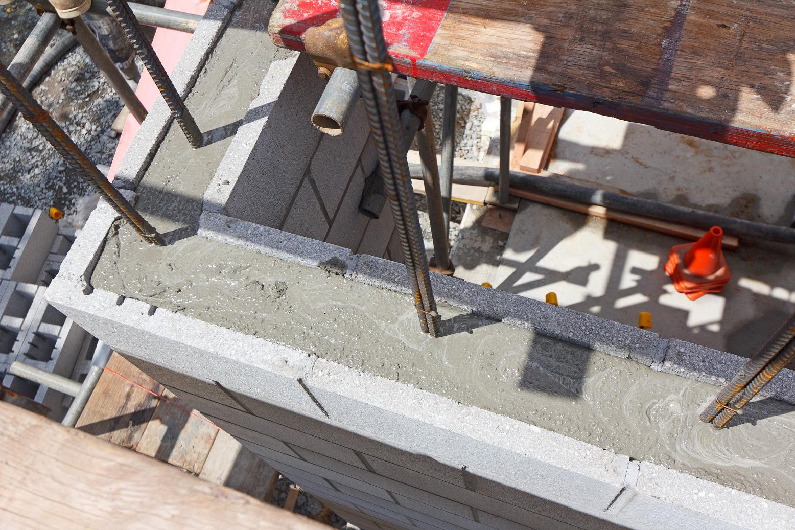 CONCRETE BLOCK WALLS | The New Zealand's First Passive House