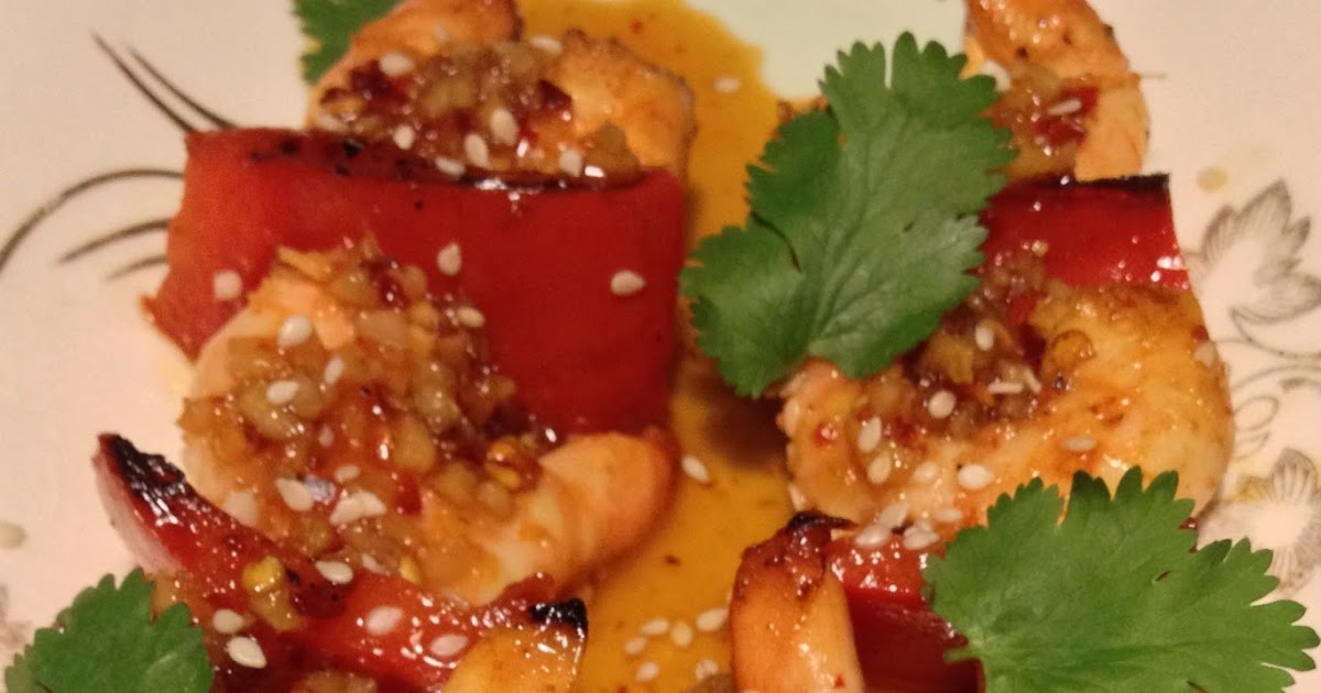 Domestic Sluttery: Sluttishly Savoury: Sticky Ginger & Lemongrass Prawns