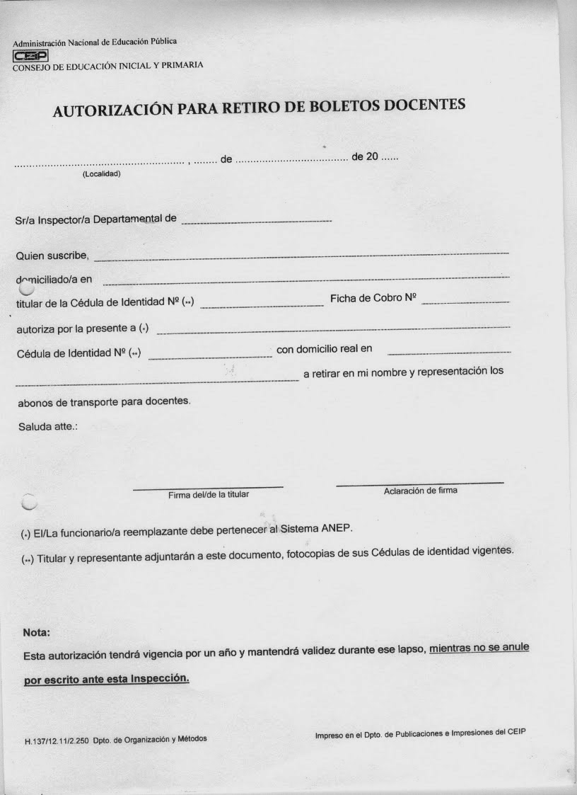 Administración Canelones Costa: FORMULARIOS DE CONTADURIA
