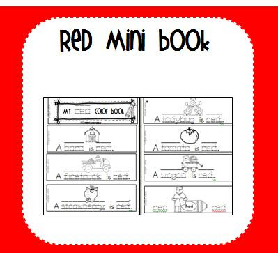 musings of me: Red Color Book