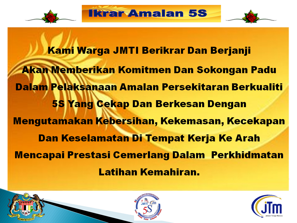 5S DILAKSANA, KUALITI DAN PRODUKTIVITI DIUTAMA: Dokumentasi Pelaksanaan ...